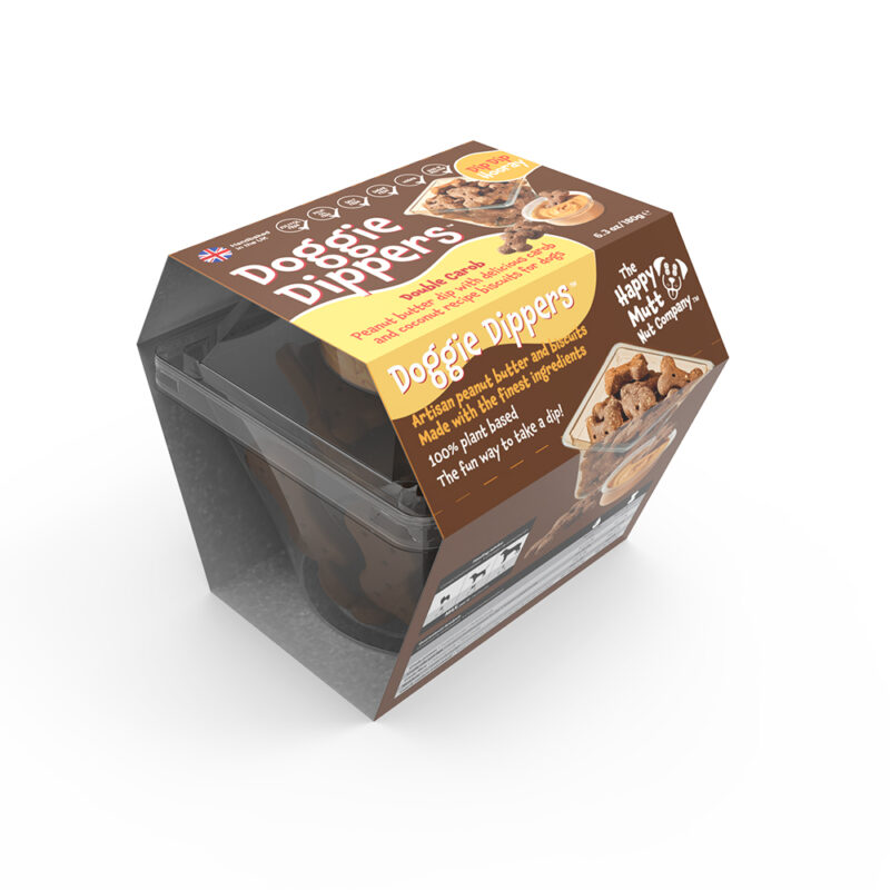 Peanut Butter Dog Treats | Carob Flavour | Doggie Dippers™